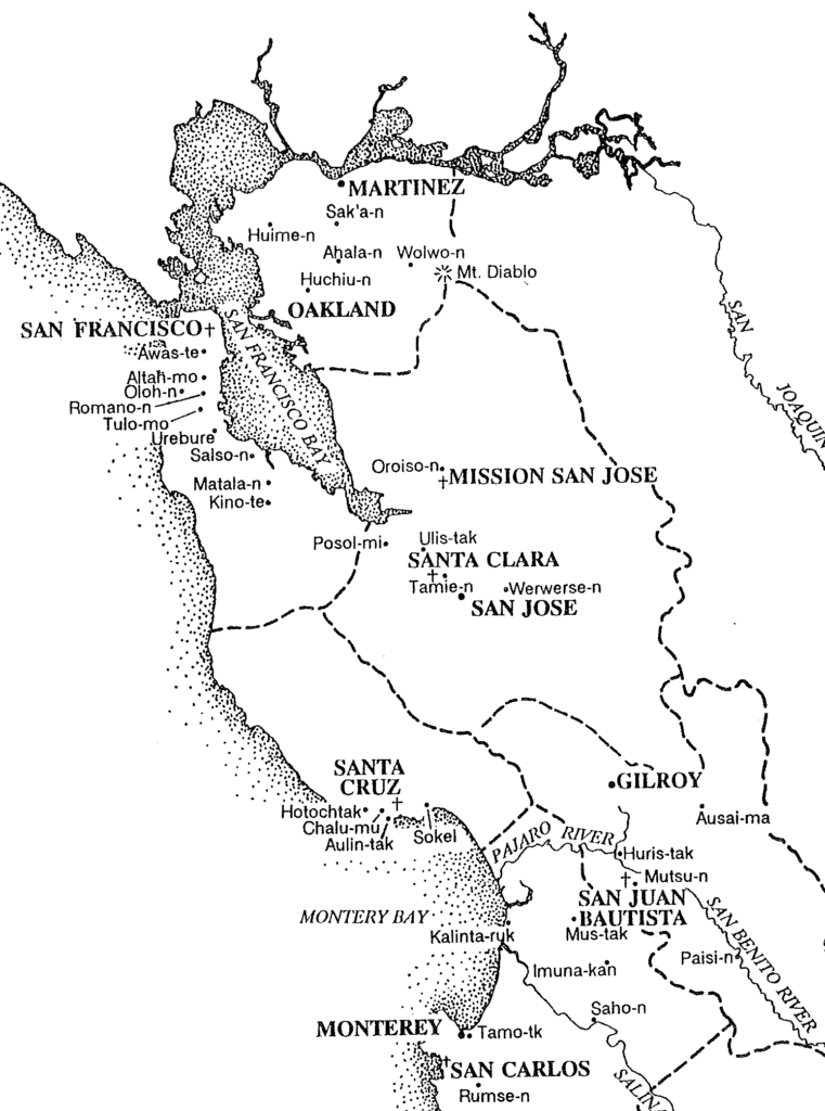 Kroeber's-Ohlone-Map-web-sm3 » Protect Juristac